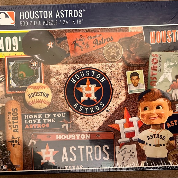 MLB | Toys | Houston Astros Mlb Baseball 50 Piece Puzzle | Poshmark
